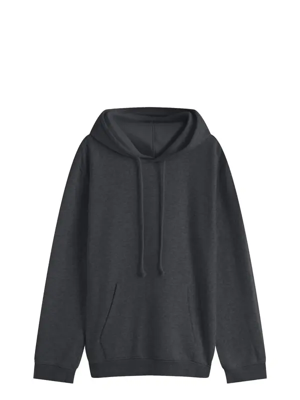 SKIMS Classic Fleece Hoodie - Washed Onyx