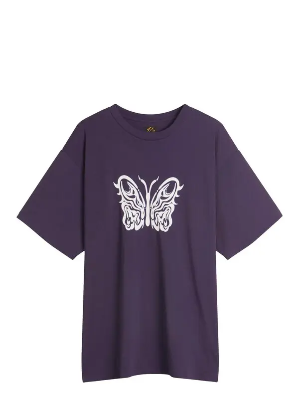 Needles X Kae Tanaka Papillion T-shirt - Eggplant