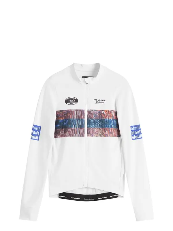 PAS NORMAL STUDIOS T.k.o. Mechanism Long Sleeve Jersey - Human Error White