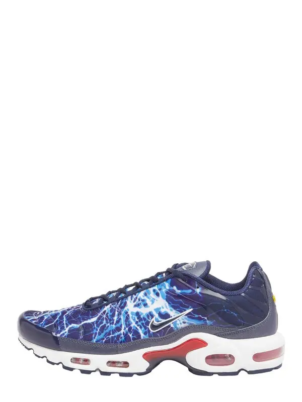 Nike Air Max Plus Eclair Lightning Sneakers - Navy/red/silver
