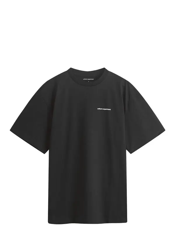 UNIFORM EXPERIMENT Code Logo T-shirt - Black