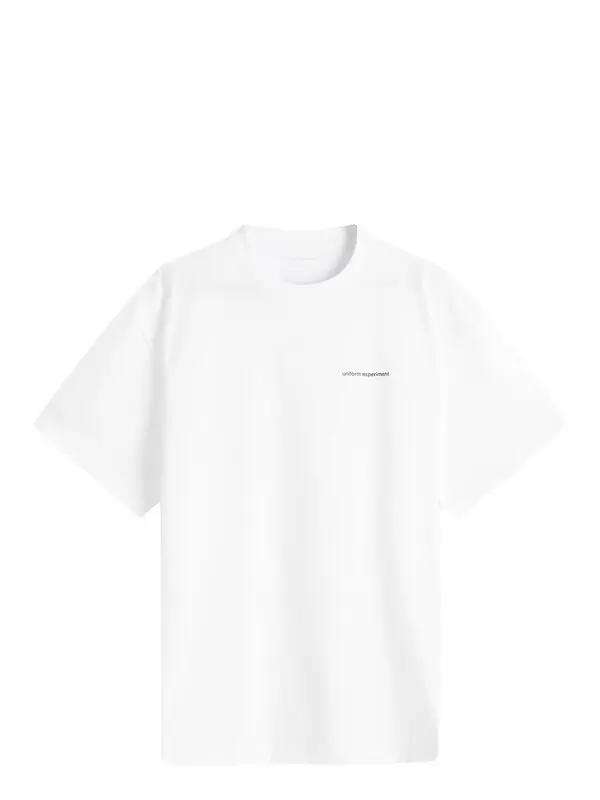 UNIFORM EXPERIMENT Code Logo T-shirt - White