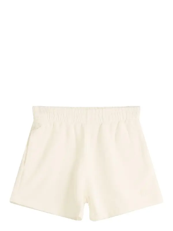 ANINE BING Kam Monogram Shorts - Off White