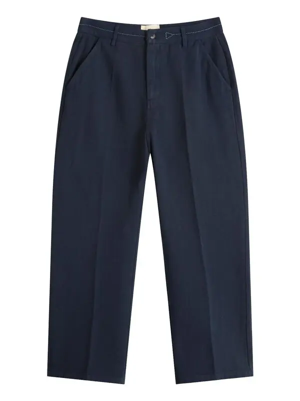 Folk Anniversary Slim Trousers - Navy