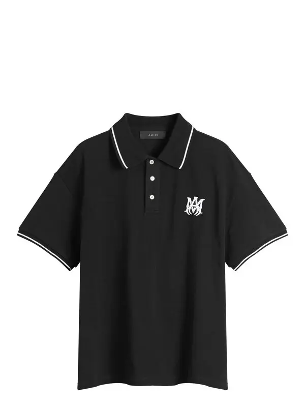Amiri Ma Core Logo Polo - Black