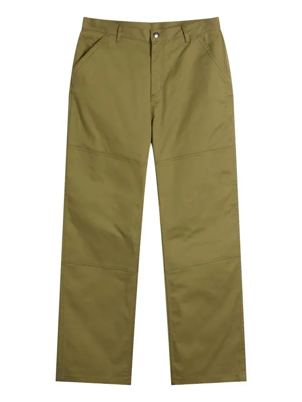 Moncler Cotton Gaberdine Trousers - Green