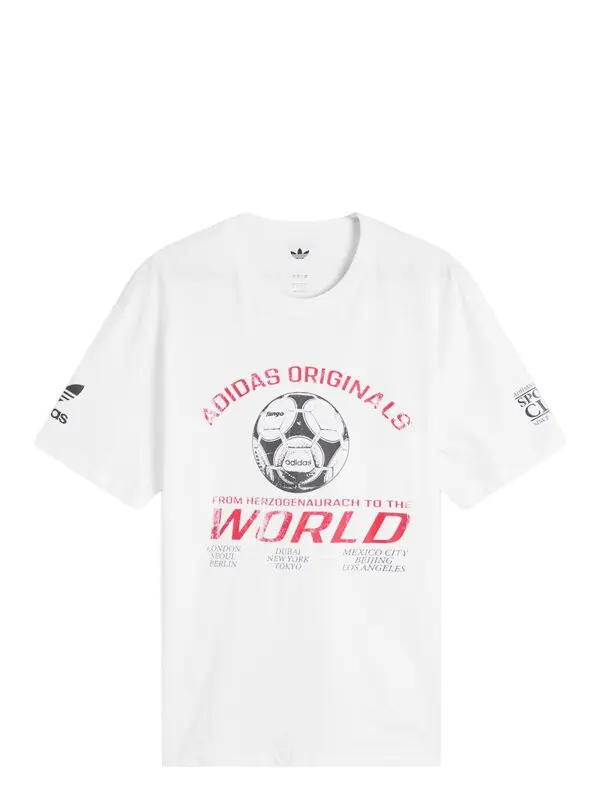 Adidas 90s Football T-shirt - White