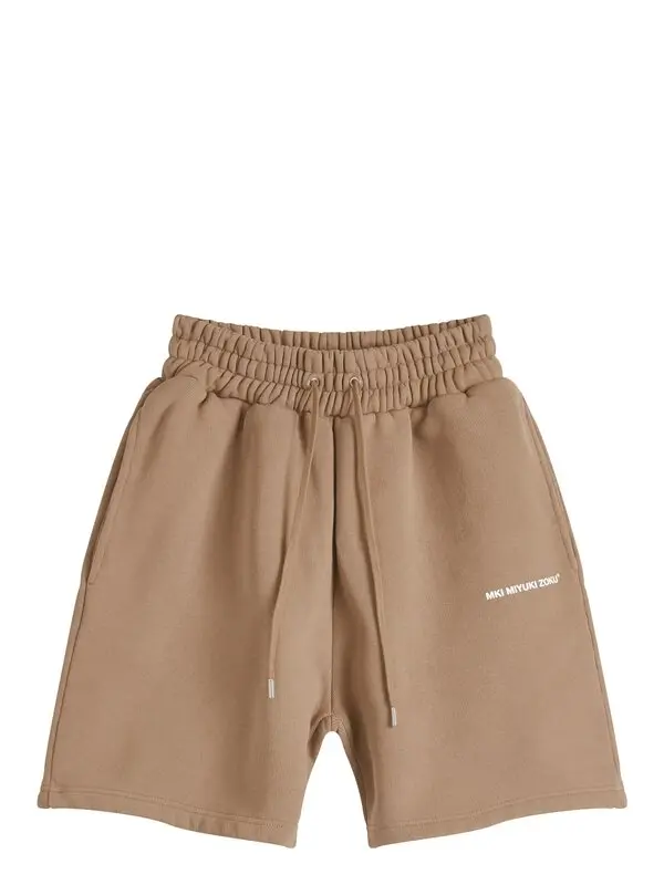 MKI MIYUKI ZOKU Uniform Sweat Shorts - Mushroom