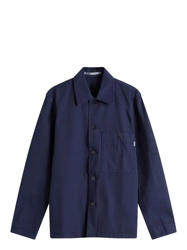 Norse Projects Norse Standard Twill Overshirt - Workwear Blue