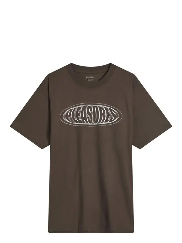 PLEASURES Sandblast T-shirt - Clove