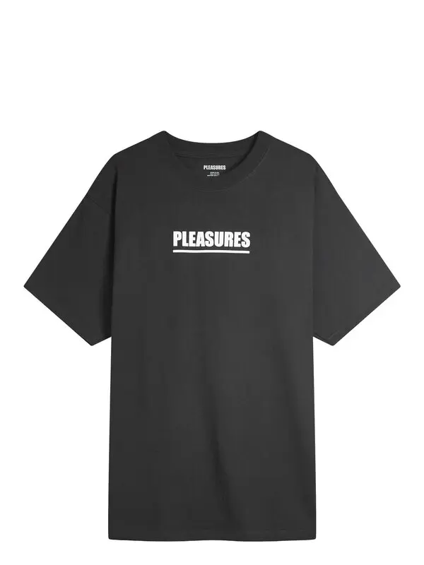 PLEASURES Scripture T-shirt - Black