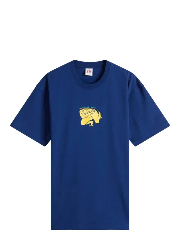 POLAR SKATE CO. Shy Bow T-shirt - Deep Royal Blue