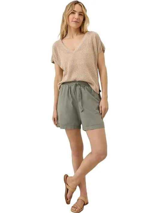 PACT Organic Cotton Monterey Poplin Short - Shadow