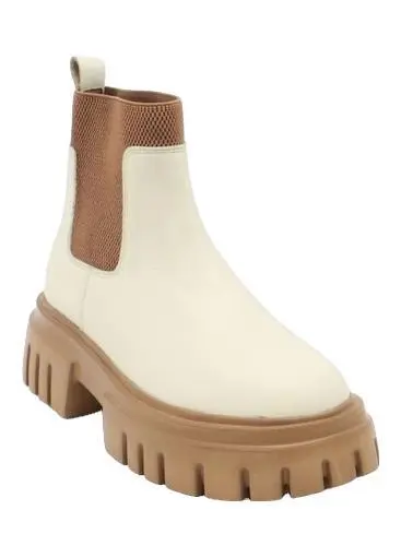 STIVALI NEW YORK Agora Platform Chelsea Boots - Off White