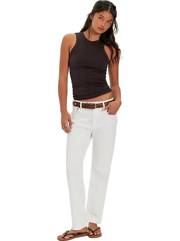 Citizens Of Humanity Anissa Low-rise Straight-leg Jeans - Bon Bon