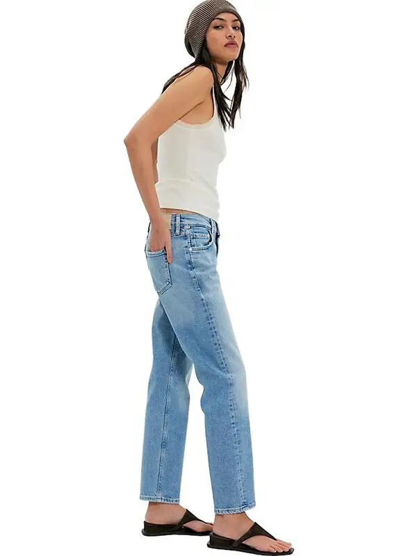 Citizens Of Humanity Anissa Low-rise Straight Leg Jeans - Flutter
