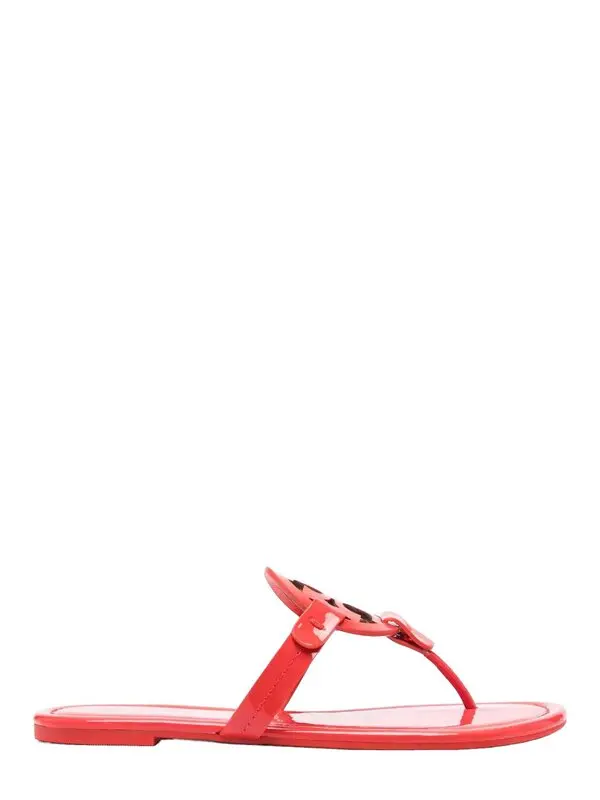 Tory Burch Leather Sandals - Red