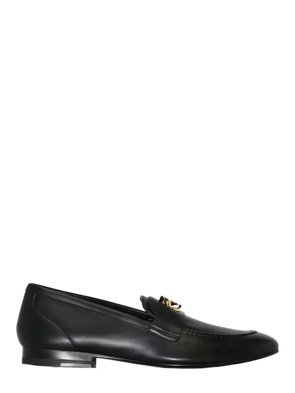 Givenchy G Chain Leather Loafers - Black