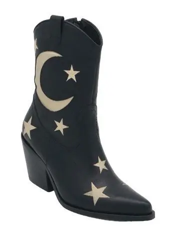 STIVALI NEW YORK Moonlight Western Inspired Boots - Moon And Stars