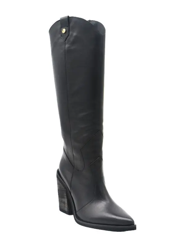 STIVALI NEW YORK Macao Western Knee-high Boots - Black