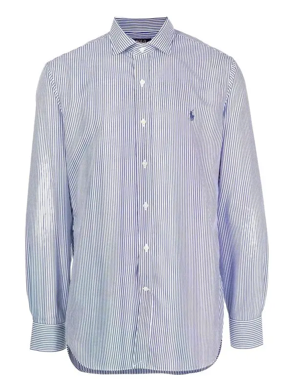Polo Ralph Lauren Pinstriped Button-down Shirt - Blue