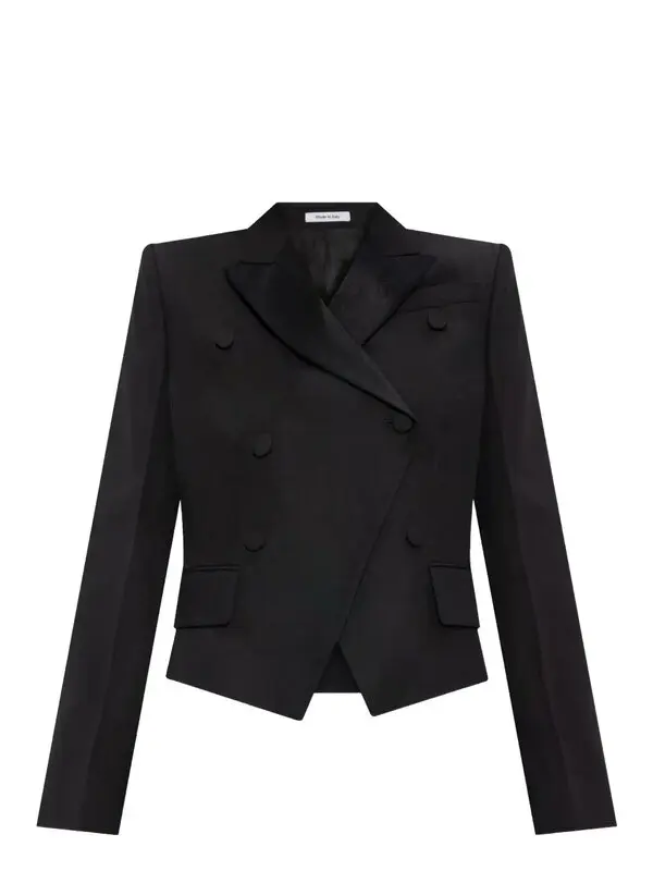 Alexander McQueen Double-breasted Blazer - Black