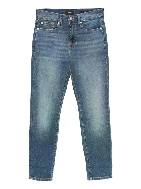 7 For All Mankind Skinny Jeans - Blue