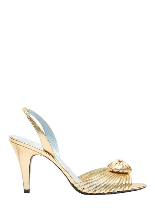 Valentino Garavani Coeur Royal Sandal - Antique Brass