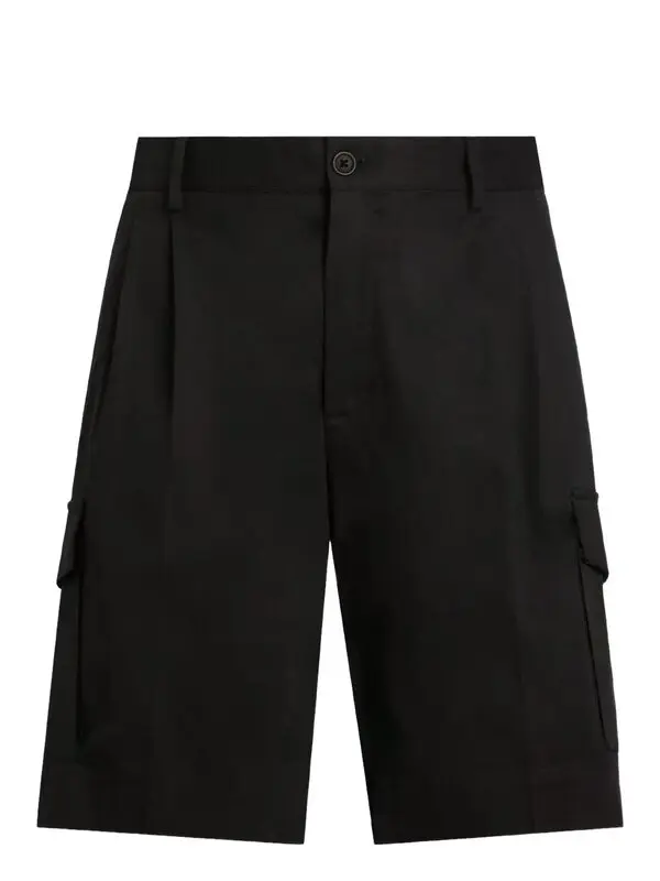 Dolce & Gabbana Pleated Cargo Shorts - Black