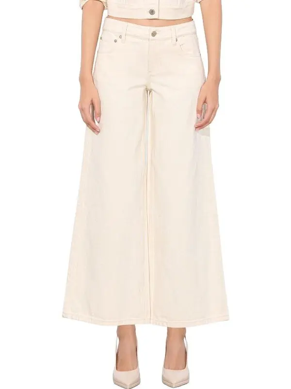 Alice + Olivia Amazing Ankle Jean - Neutral