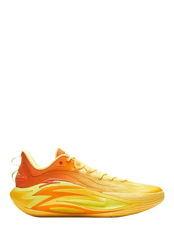 ANTA Shock Wave Laserin Sneakers - Orange/yellow