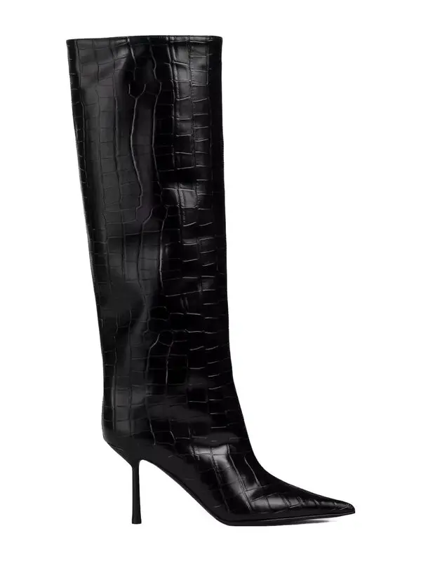 LE SILLA 80mm Bella Knee-high Boots - Black
