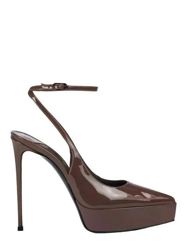 LE SILLA 140mm Uma Slingback Pumps - Brown