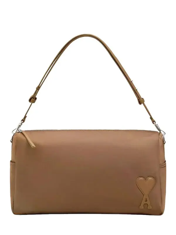 Ami Large Marcel Shoulder Bag - Brown