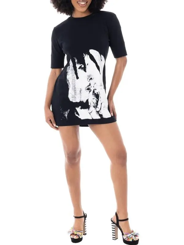 DAI MODA Bob '70s Minidress - Black
