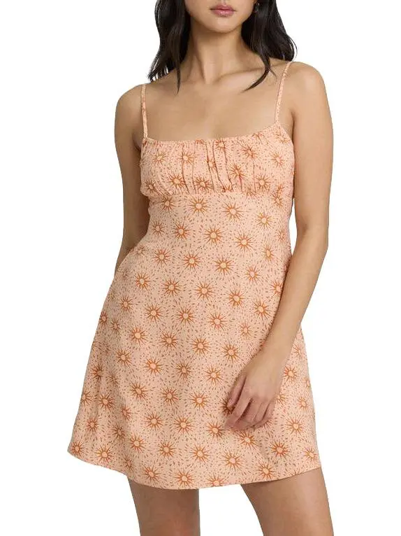 BILLABONG Dreaming Of Sun Mini Sundress - Light Peach