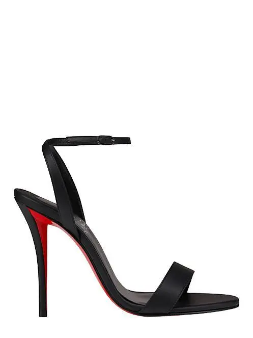 CHRISTIAN LOUBOUTIN Miss Z 100 Leather Sandals - Black