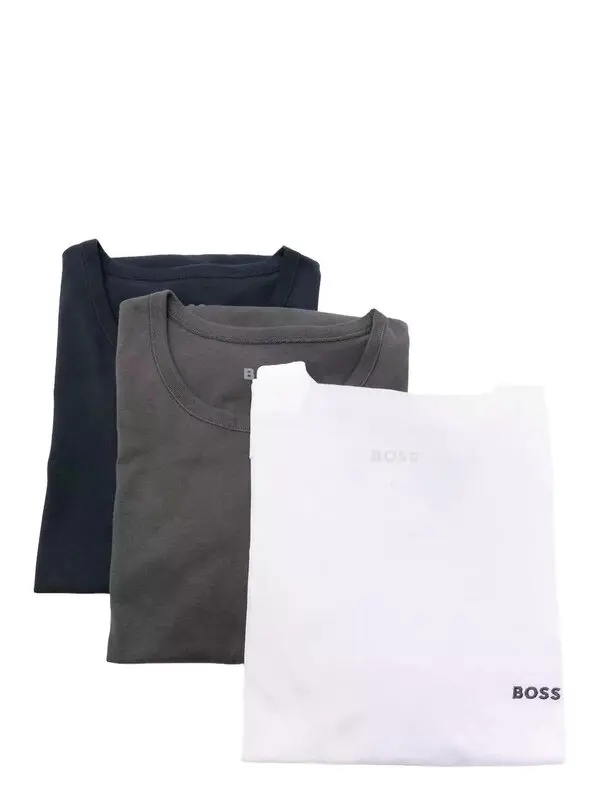 BOSS Embroidered-logo T-shirt Pack - Multicolour