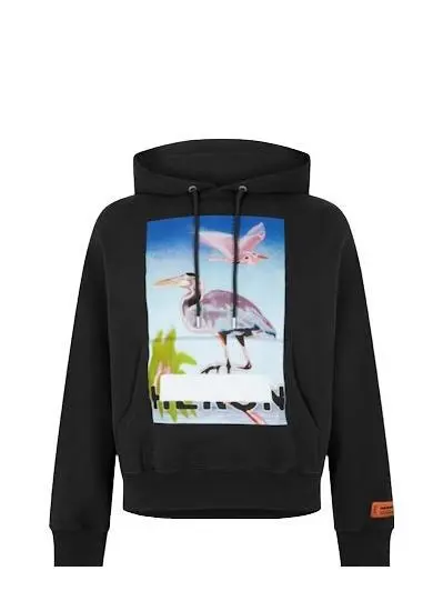 Heron Preston Censored Heron Logo Hoodie - Black