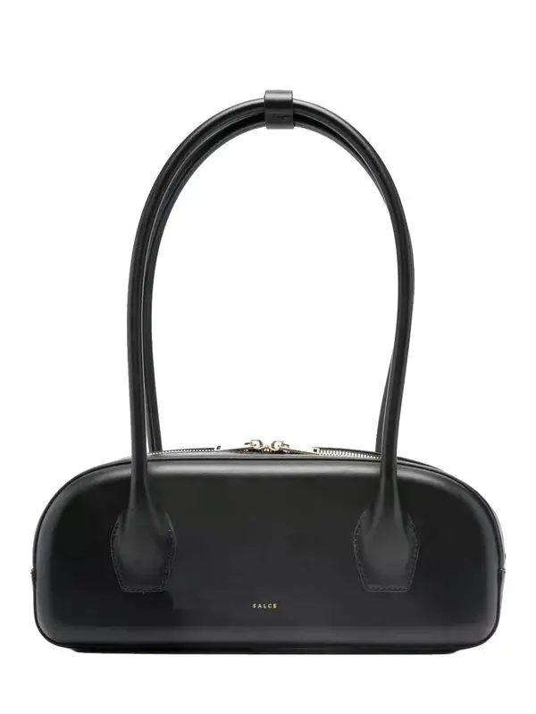 SALCE Leather Tote - Black