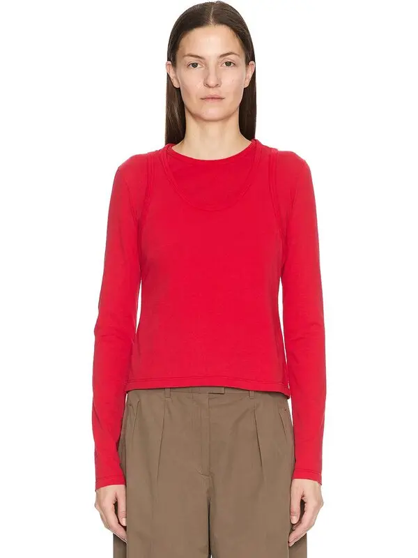 THE ROW Seruni Top - Red