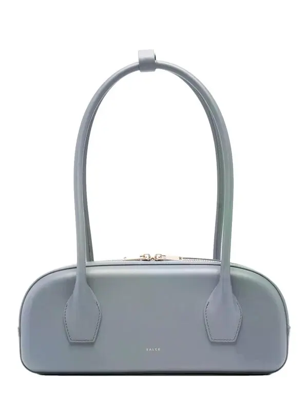 SALCE Leather Tote Bag - Grey