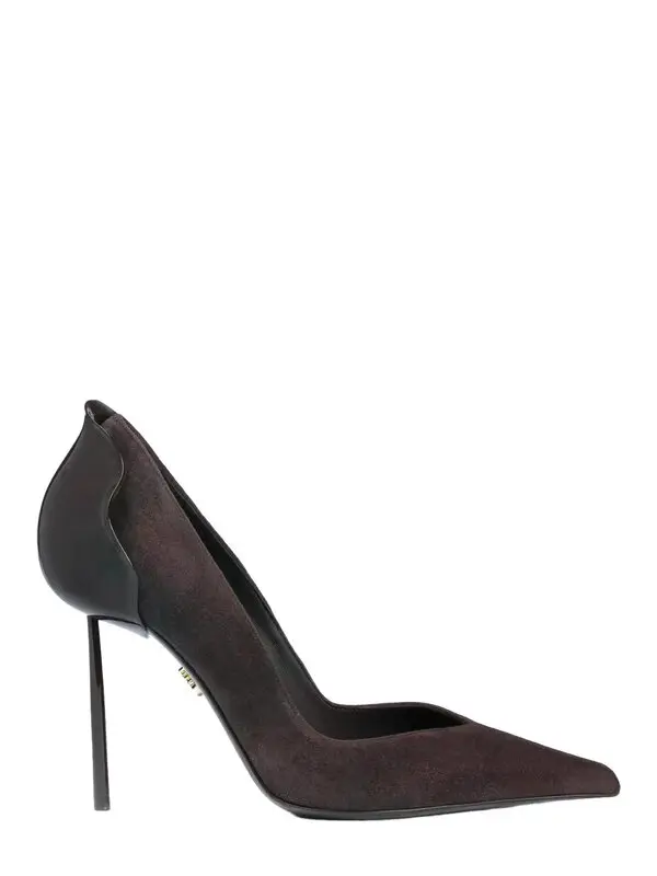 LE SILLA 100mm Petalo Pumps - Brown