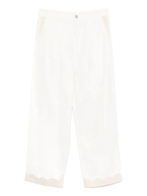 STELLA NOVA Wide-leg Jeans - White