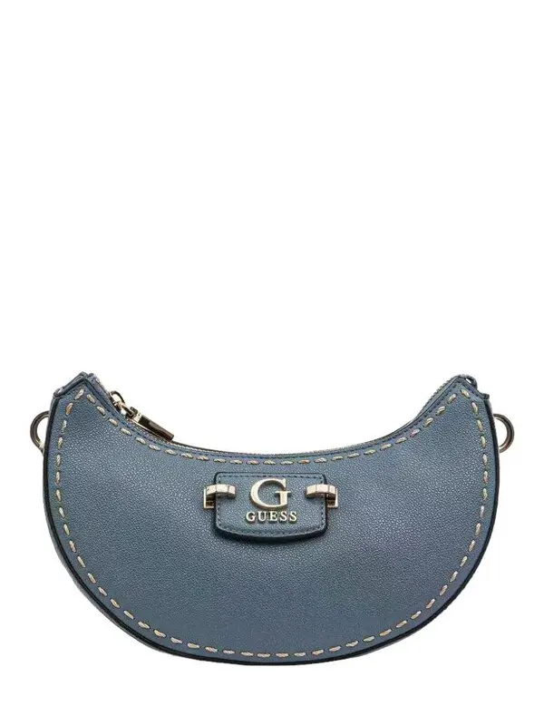 Guess Logo-lettering Crossbody Bag - Blue