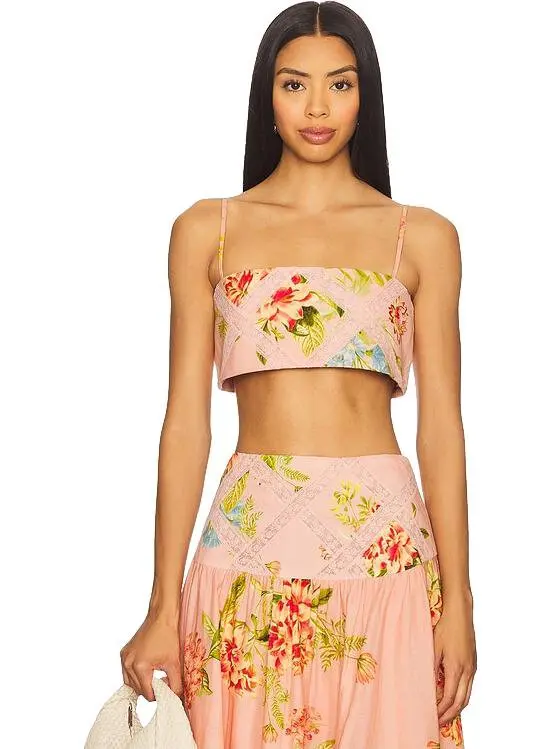 Hemant & Nandita Bustier Top - Blush