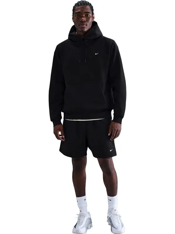 Nike Solo Swoosh French Terry Shorts - Black