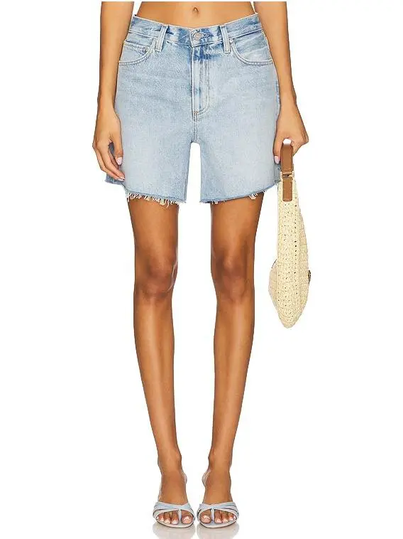 Paige Archie Long Denim Short - Grand Tour
