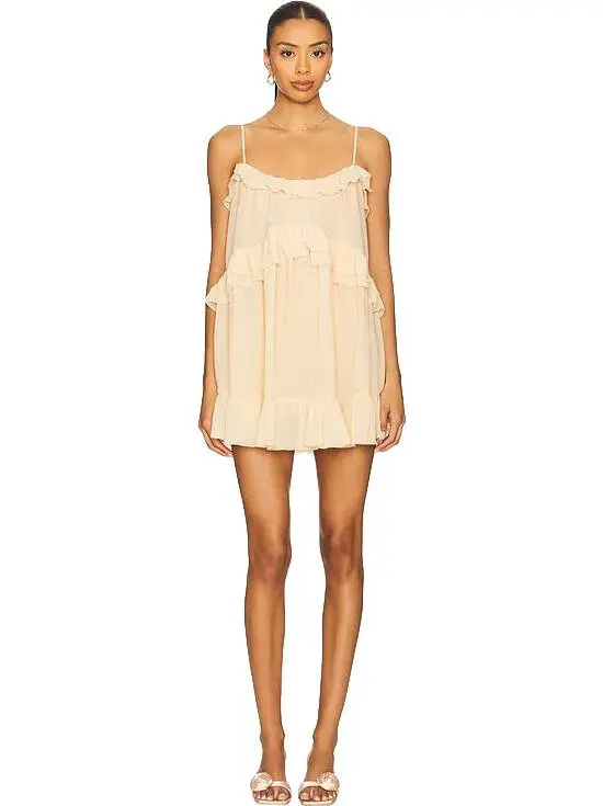 Tularosa Lyla Mini Dress - Beige