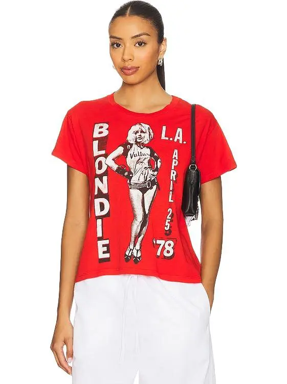 Daydreamer Blondie La '78 Solo Tee - Cherry Red